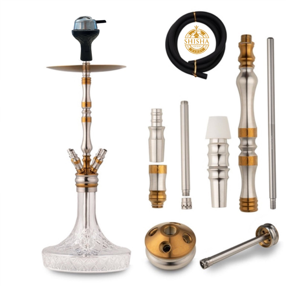 Premium German Daddy - Lang SP - Shisha Pipe Kit – Shisha Daddy NZ Limited